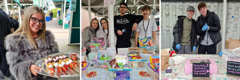 Colleges Take Over at Widnes Market Trading Day - Riverside College